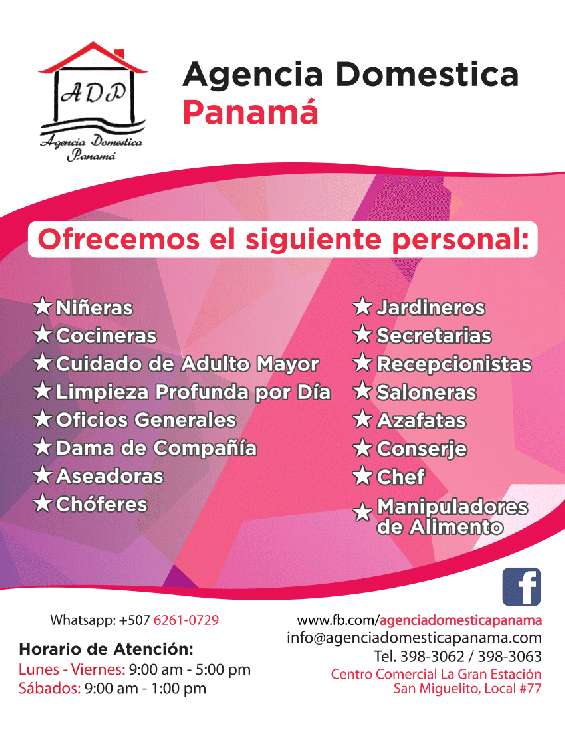 Busca niñera o empleada domestica para casa de familia en Ciudad de ...